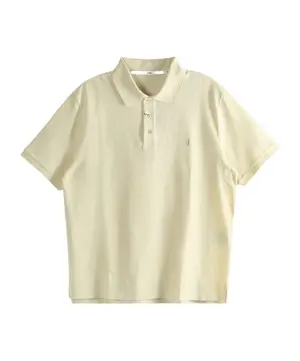 Saint Laurent Cassandre Embroidered Short-sleeved Polo Shirt - No
