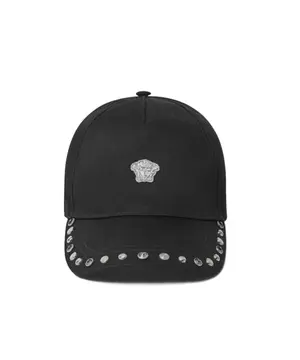Versace Embellished Baseball Cap - Black
