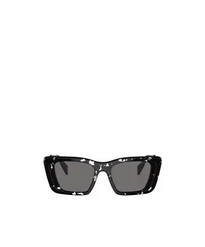 Prada Cat Eye Frame Sunglasses - Gray