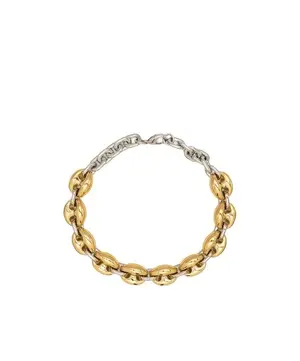 Rabanne Two-toned Chain-linked Necklace - Multi-color