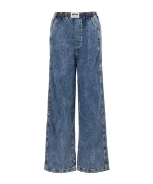 Moschino High-waist Wide-leg Denim Jeans - No