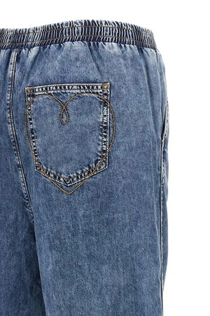 Moschino High-waist Wide-leg Denim Jeans - No