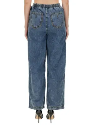 Moschino High-waist Wide-leg Denim Jeans - No