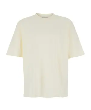 AMI Paris Logo Detailed Crewneck T-shirt - No