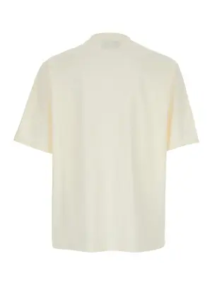 AMI Paris Logo Detailed Crewneck T-shirt - No
