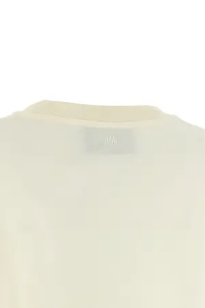 AMI Paris Logo Detailed Crewneck T-shirt - No