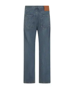 JIL SANDER Classic Fit Denim Trousers - Blue