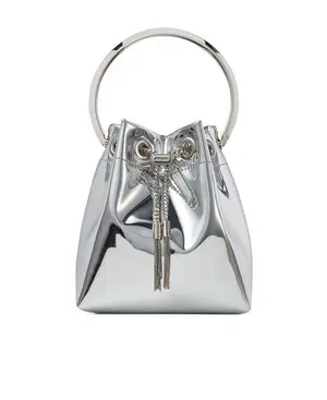 JIMMY CHOO Bon Bon Mini Shoulder Bag - Gray
