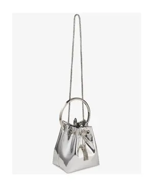 JIMMY CHOO Bon Bon Mini Shoulder Bag - Gray