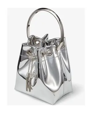 JIMMY CHOO Bon Bon Mini Shoulder Bag - Gray