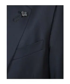 LARDINI Single-breasted Tailored Blazer - Blue