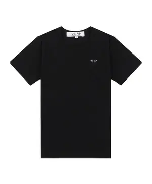 Play Comme Des Garcon Short Sleeve T-shirt - Black