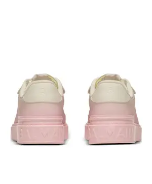 Balmain B-court Flip Leather Trainers - Pink