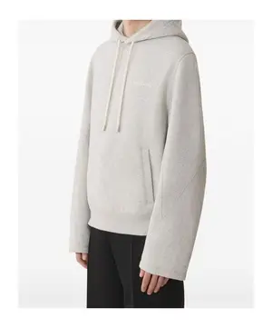 LANVIN Logo Embroidered Hoodie