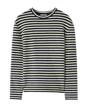 JIL SANDER Striped Crewneck T-shirt