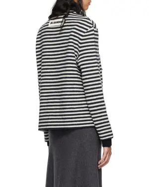JIL SANDER Striped Crewneck T-shirt