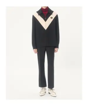 Valentino Garavani Vlogo Cropped Trousers - Black