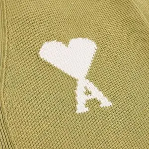 AMI Paris De Coeur V-neck Cardigan