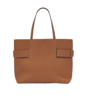 Alexander McQueen T-bar Sling Tote Bag - Tan