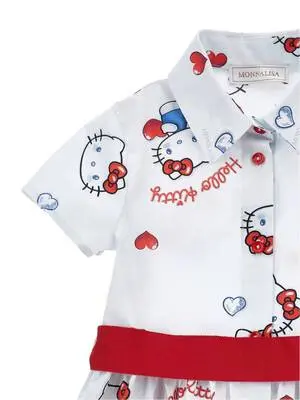Monnalisa Hello Kitty Printed Shirt Dress