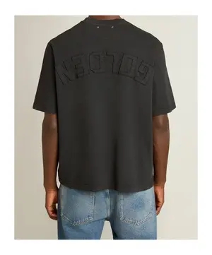 GOLDEN GOOSE Logo Detailed Crewneck T-shirt