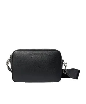 Gucci Gg Supreme Shoulder Bag - Black