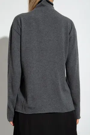 JIL SANDER Long Sleeve High Neck Knit Jumper - Black