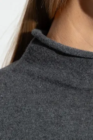JIL SANDER Long Sleeve High Neck Knit Jumper - Black