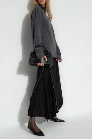 JIL SANDER Long Sleeve High Neck Knit Jumper - Black