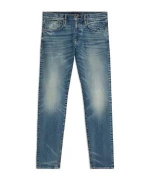 Hugo Boss X David Beckham Light-wash Straight-leg Jeans