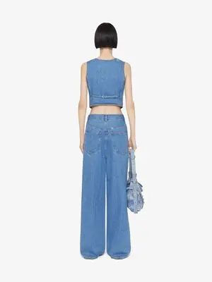 Givenchy Wide-leg Baggy Jeans - Deep Blue