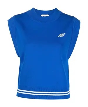 AUTRY Boxy-fit Vest - Blue