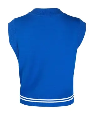 AUTRY Boxy-fit Vest - Blue