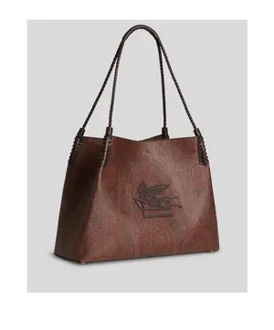 Etro Medium Paisley Libra Tote Bag - Brown