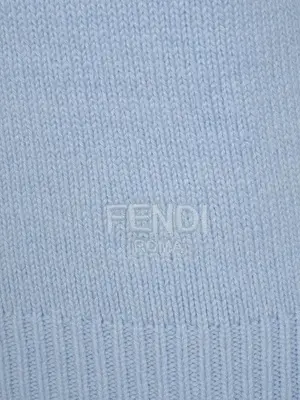 Fendi Off-the-shoulder Long-sleeved Pullover