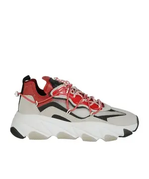 Ash Lace-up Sneakers With Round Toe - Multicolor