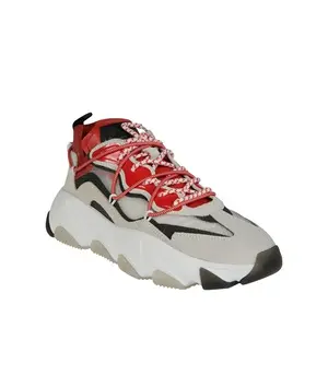 Ash Lace-up Sneakers With Round Toe - Multicolor