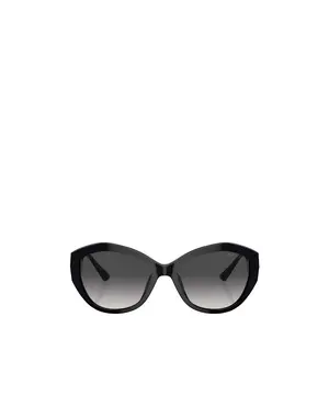 JIMMY CHOO Geometric Frame Sunglasses - Black