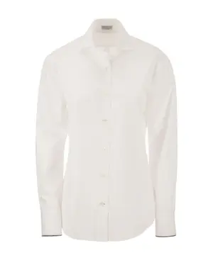 Brunello Cucinelli Trimmed Shirts For Women
