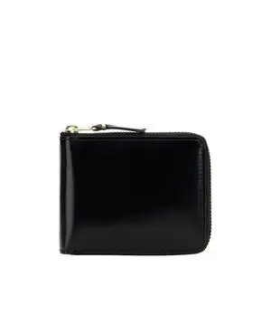 Comme Des Garçons Zipped Bi-fold Wallet - Black