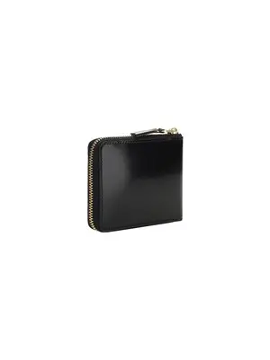Comme Des Garçons Zipped Bi-fold Wallet - Black