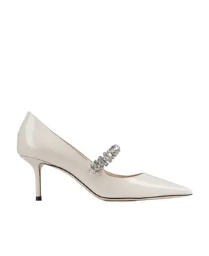 JIMMY CHOO Bing 65 Pumps With Crystal Straps - Nude
