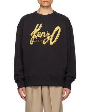 Kenzo Embroidered Logo Crewneck Sweatshirt
