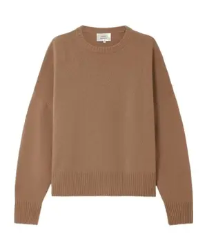 Loulou De Saison Anton Crew-neck Cashmere Sweater - Brown
