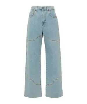 Giuseppe Di Morabito High-rise Straight-leg Jeans
