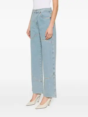 Giuseppe Di Morabito High-rise Straight-leg Jeans