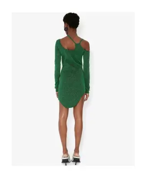 J.W.ANDERSON Jw Anderson Asymmetric Hem Long-sleeved Dress