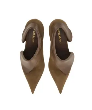 FERRAGAMO Eva Pump Soft - Cement