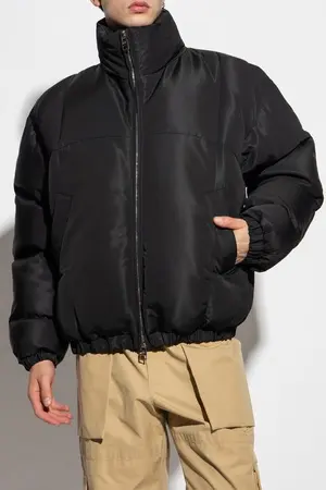 Alexander McQueen Long Sleeved Padded Jacket - Black
