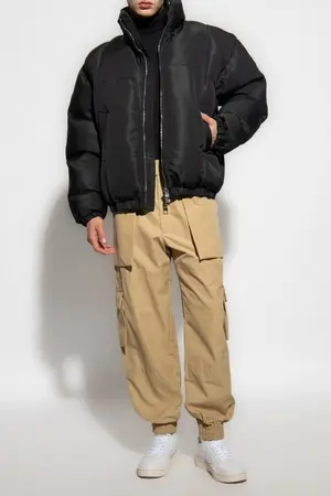 Alexander McQueen Long Sleeved Padded Jacket - Black